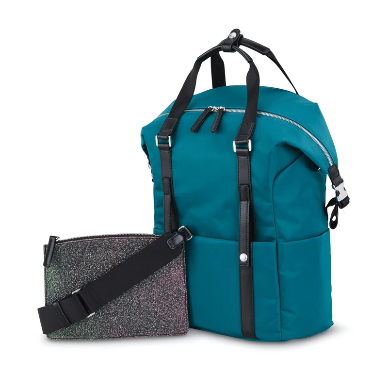 Samsonite Outlet Online: Teal/Black Glitter Glow Samsonite Samsonite ...