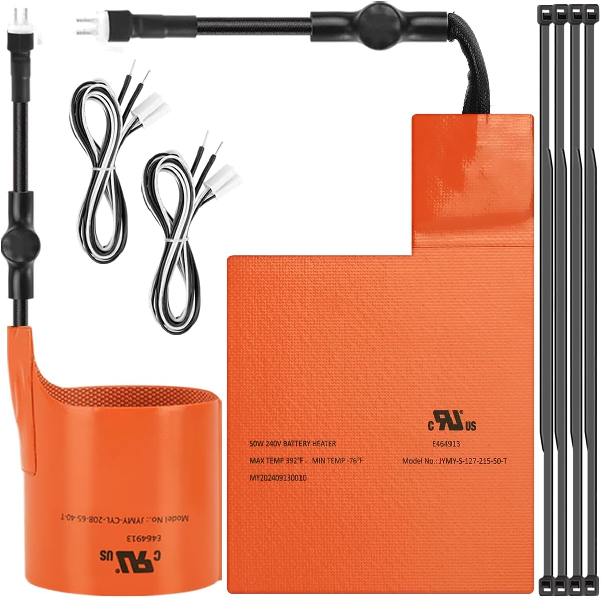 Battery Heater Pad & Oil Filter Heater Kit for Generac, NizHome Battery ...