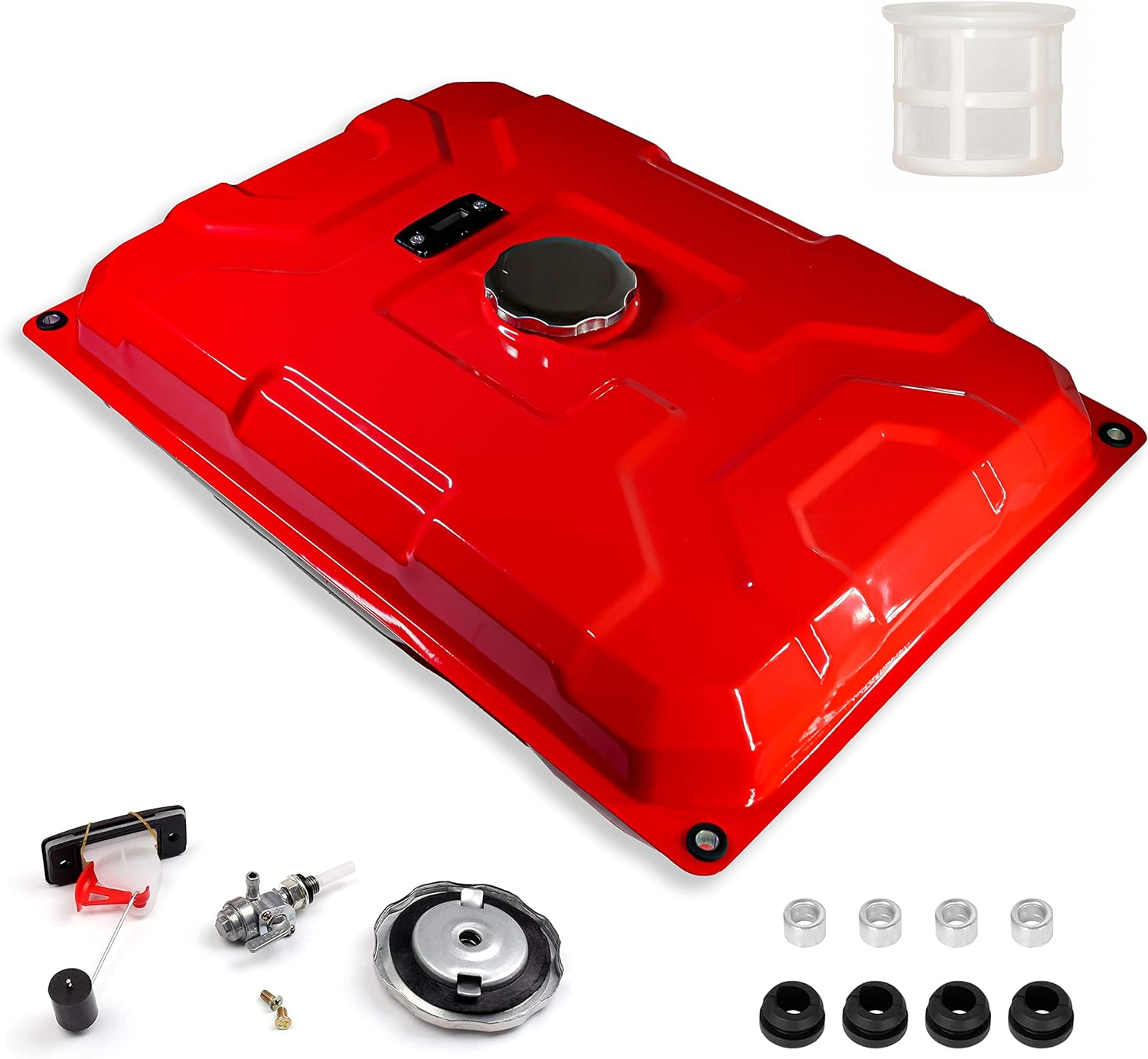 JMCHstore 7 Gallon Metal Generator Gas Fuel Tank Replacement For ...